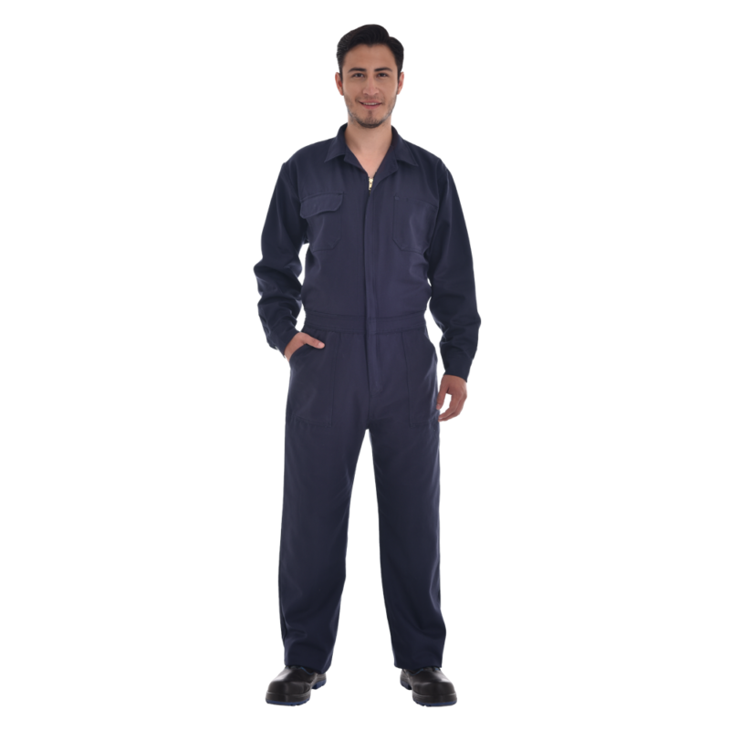 Overol 65% , 35% azul marino | Industria Segura